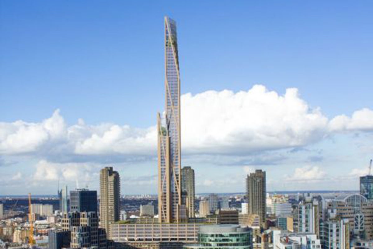 The Toothpick: Wooden skyscraper on top of Barbican could become ...