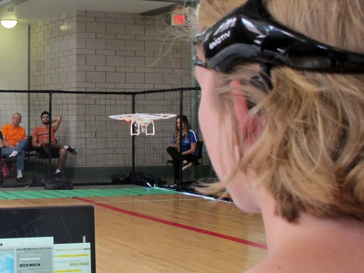 Drones fly controlled by nothing more than people's thoughts | The ...