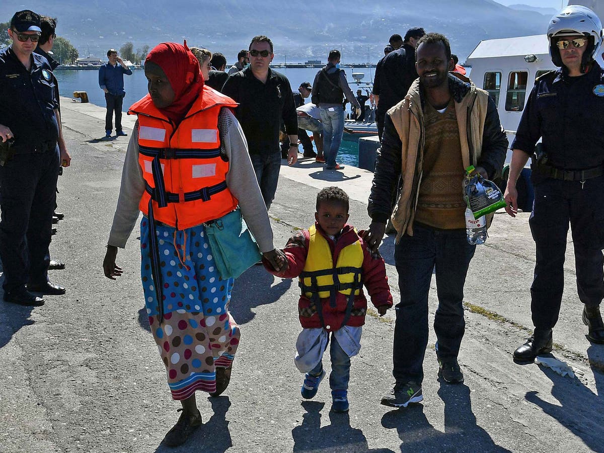 'I saw my wife and baby die at sea': Survivors of refugee boat sinking ...