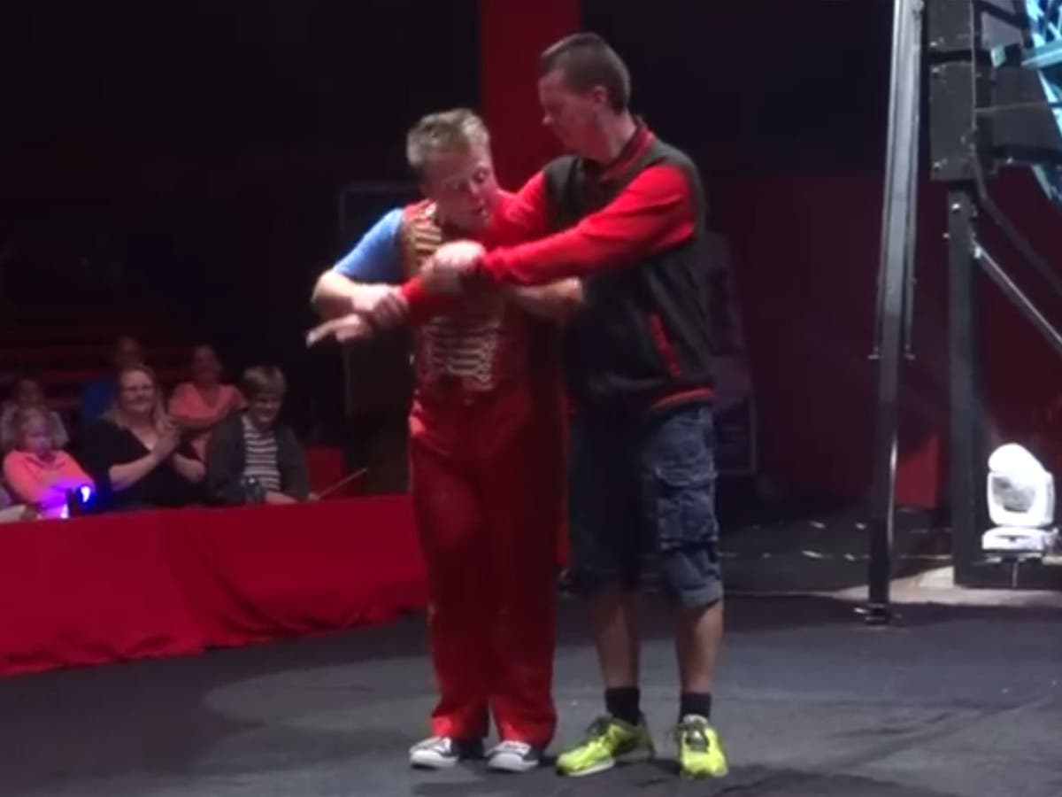 Father left bruised and swollen after being knocked out by clown in ...