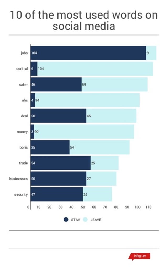 EU referendum: The words used most by Brexit and Remain camps - and ...