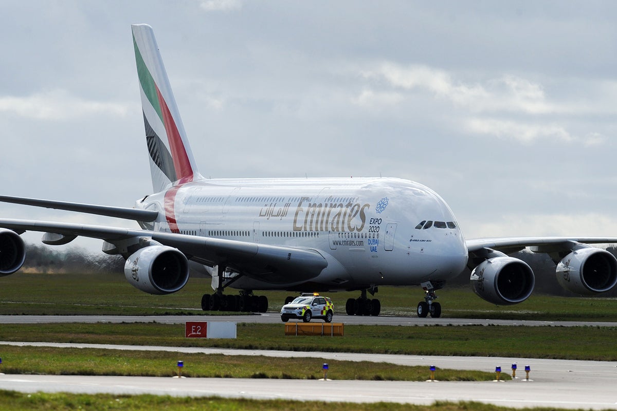 Dubai airport fire: Emirates plane with 300 on board bursts into flames ...