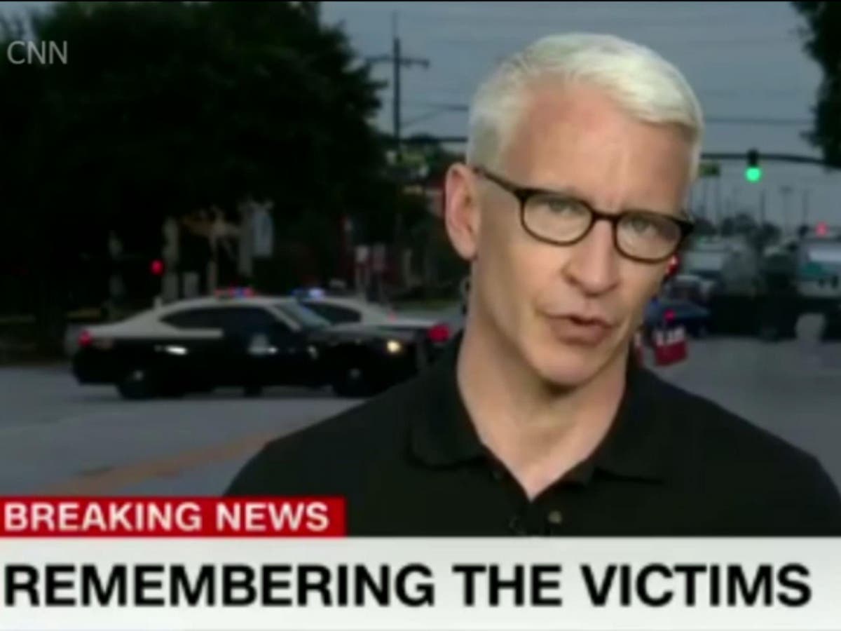 CNN's Anderson Cooper fights back tears as he reads out all 49 Orlando ...
