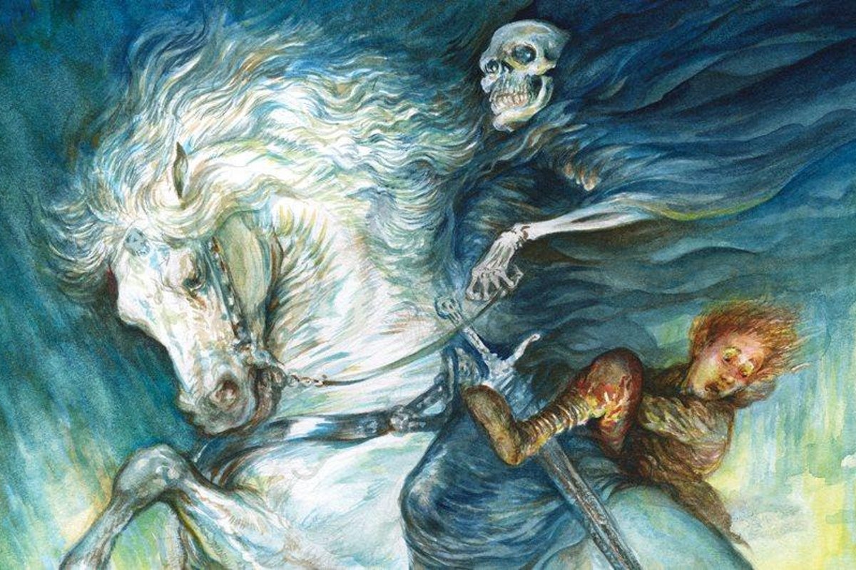 Mort by Terry Pratchett: Folio Society edition features illustrations ...
