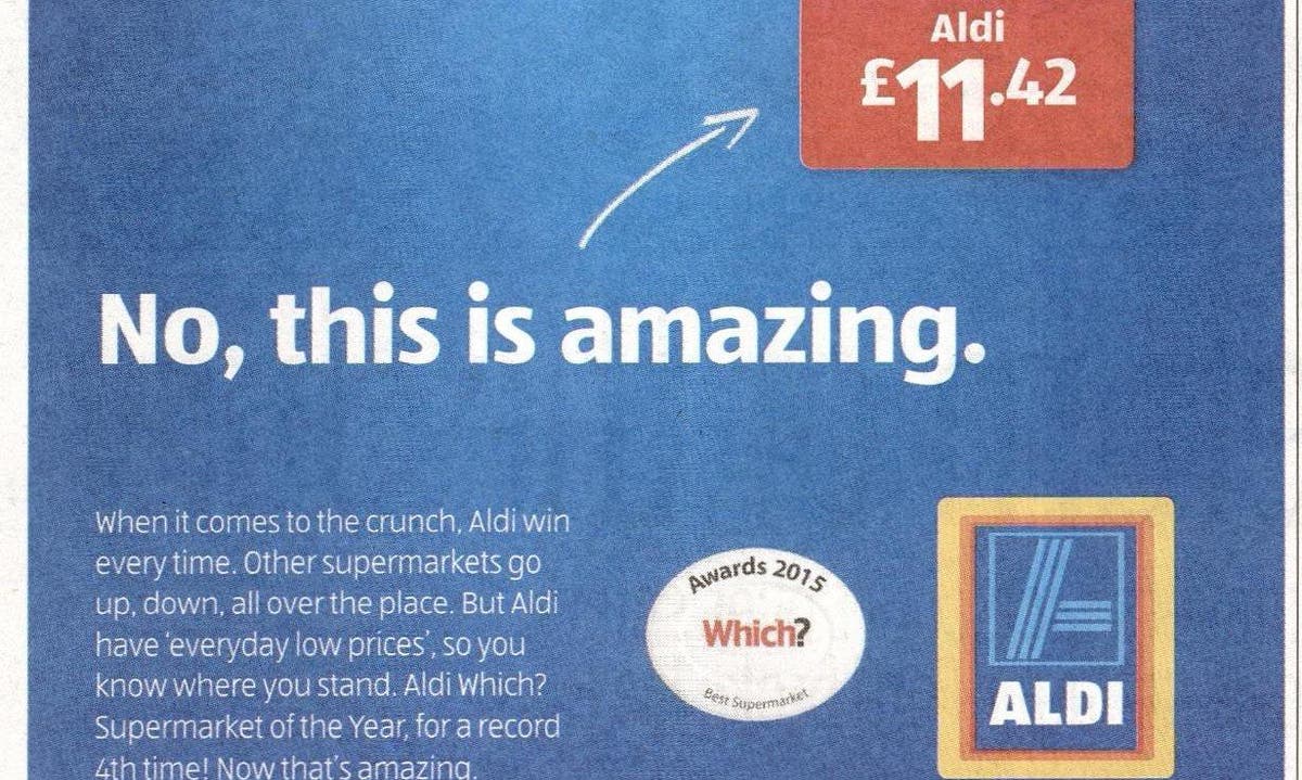 Aldi sale adverts banned for being misleading after Morrisons complaint ...