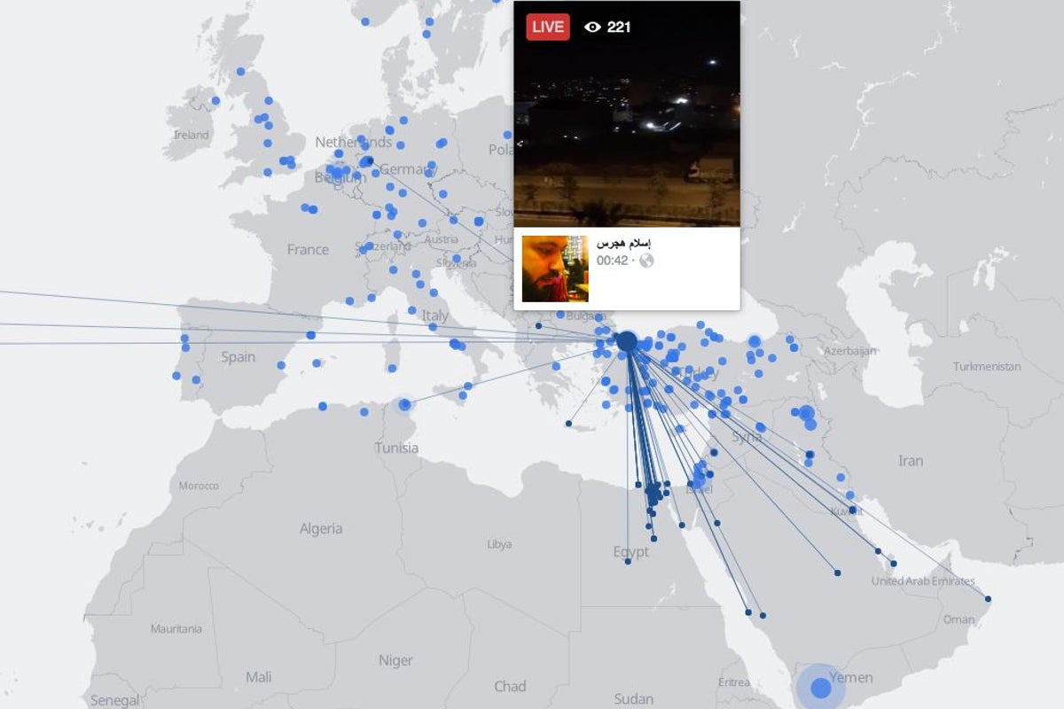 Turkey coup: Facebook Live map shows how people in Ankara and Istanbul ...