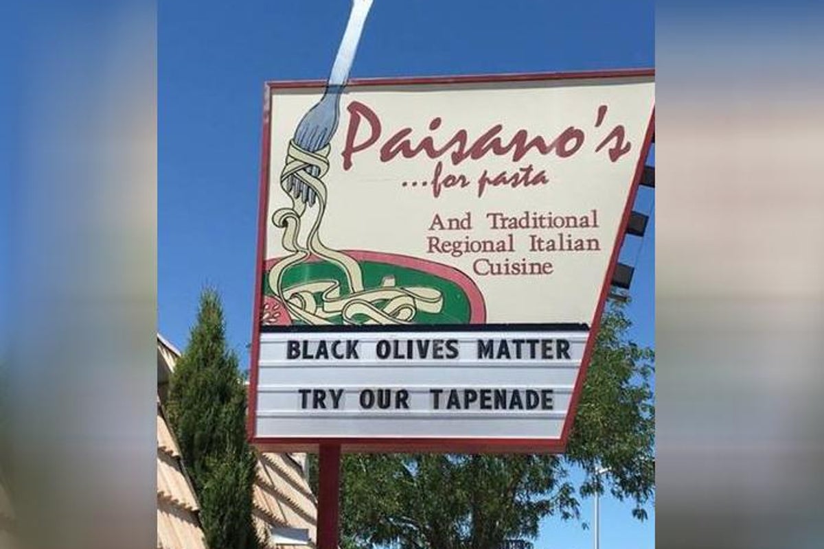Italian restaurant faces backlash over 'insensitive' 'Black Olives ...