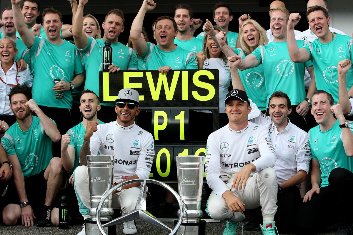 German Grand Prix: Mercedes give Lewis Hamilton reason to smile as Red ...
