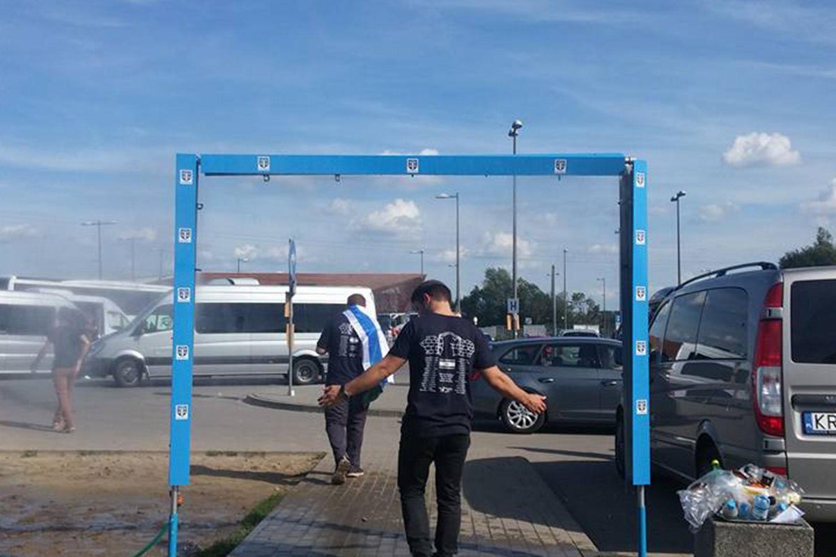 Showers installed for tourists near Auschwitz criticised for being ...
