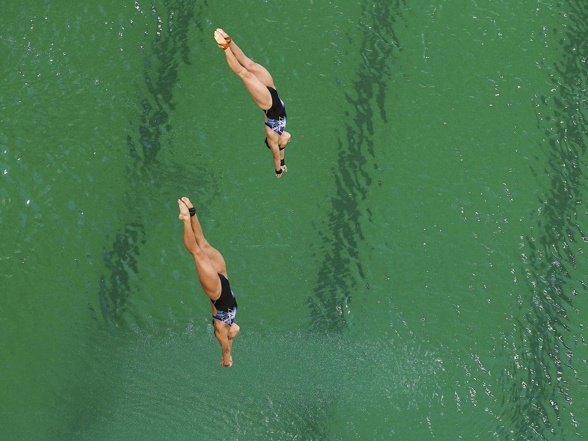 Rio 2016: Organisers fail to explain why diving pool turned green as ...