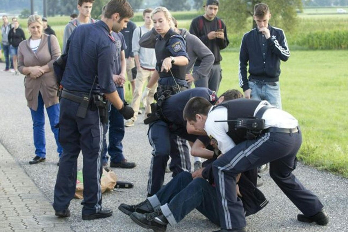 Austria train stabbing: Two injured after knife attack near Swiss ...