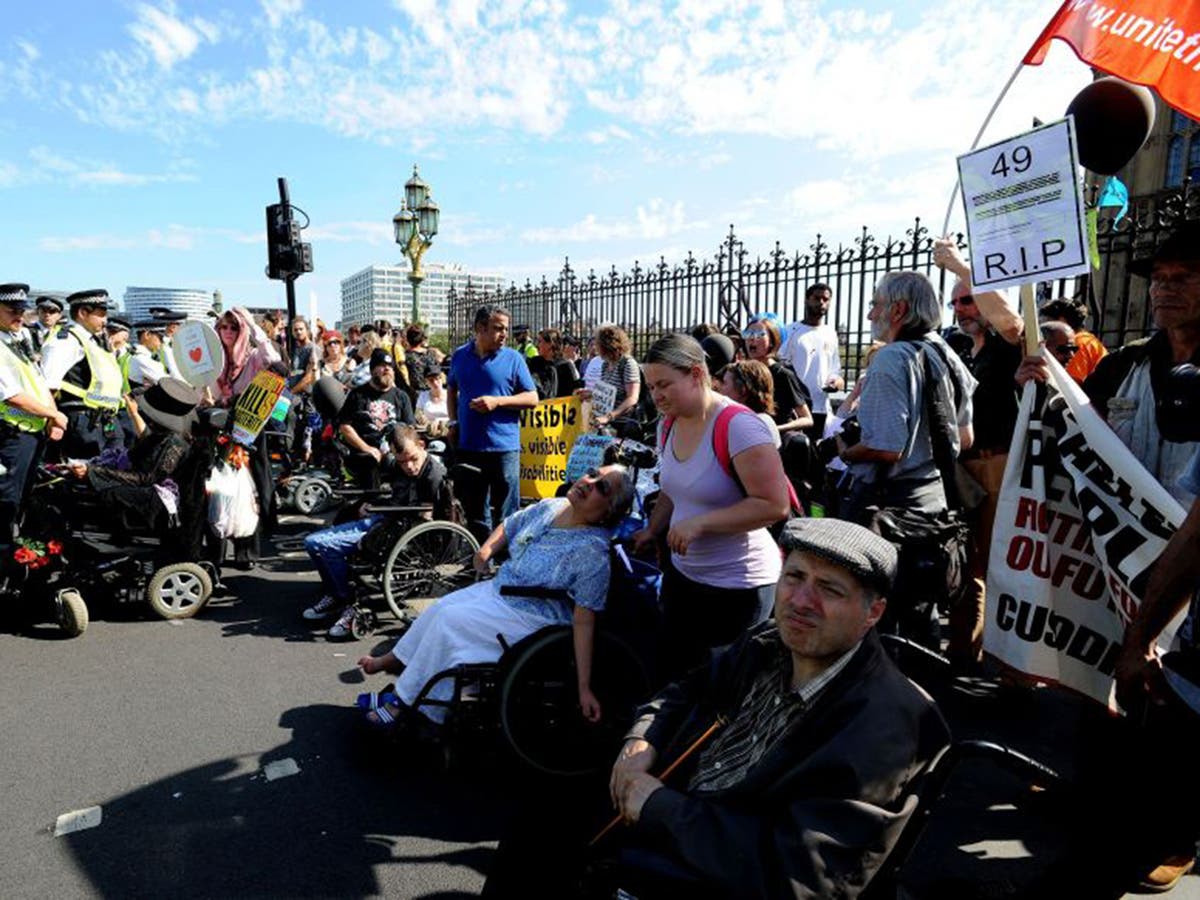 Tory MP calls disabled protesters a 'bunch of charmers sitting down ...