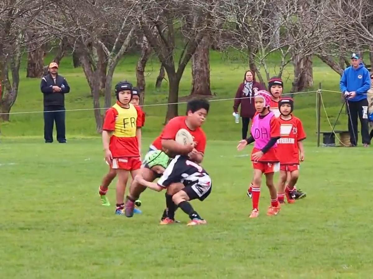 8-year-old boy activates 'beast mode' during U9s rugby match | The ...