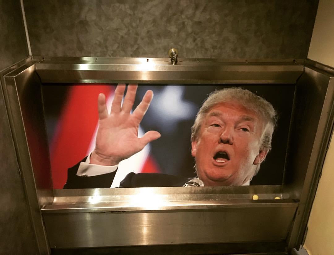 A pub in Nottingham has put Donald Trump's face in a urinal | indy100 ...