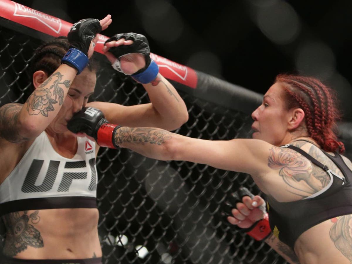 UFC Fight Night: Cris 'Cyborg' Justino finishes Lina Lansberg inside ...