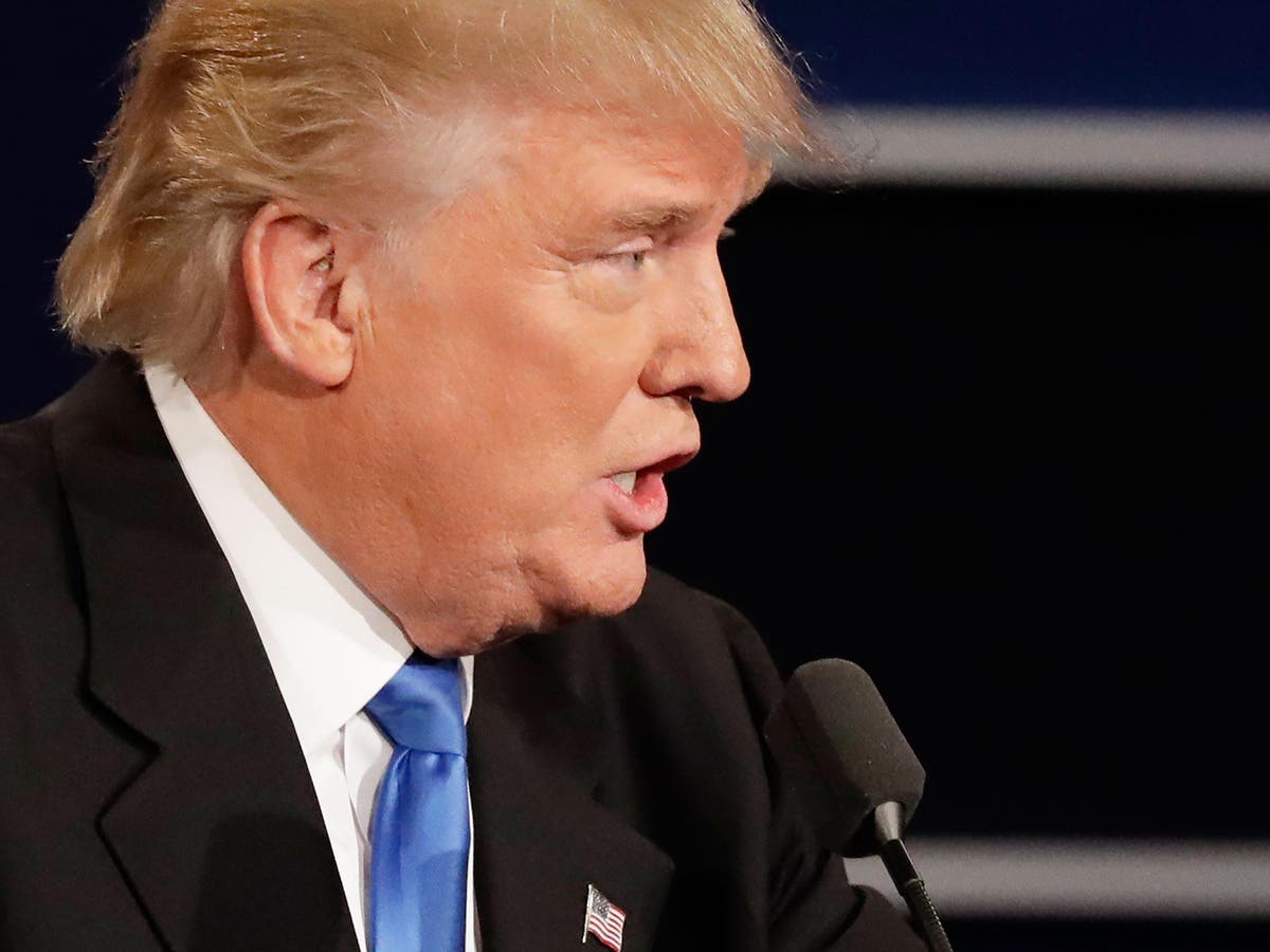 Donald Trump claims he had 'defective microphone' during debate | The ...