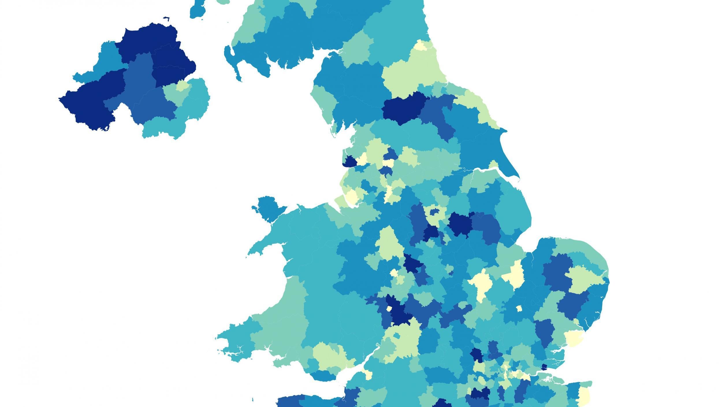 The happiest places in the UK, mapped | indy100 | indy100