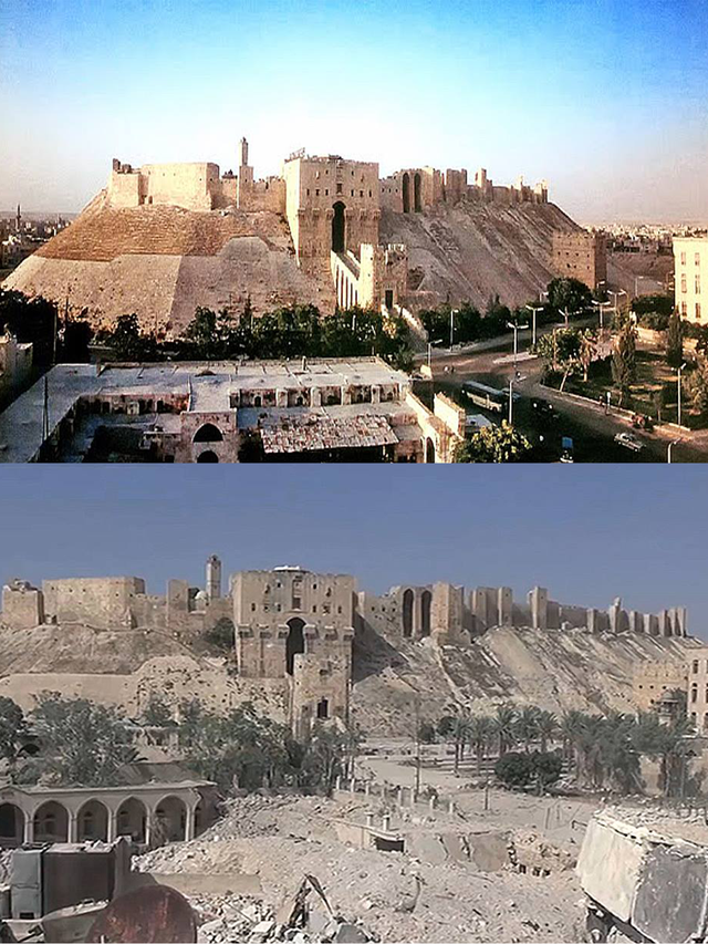 Aleppo: Chilling photos show how the ancient city has changed since the ...