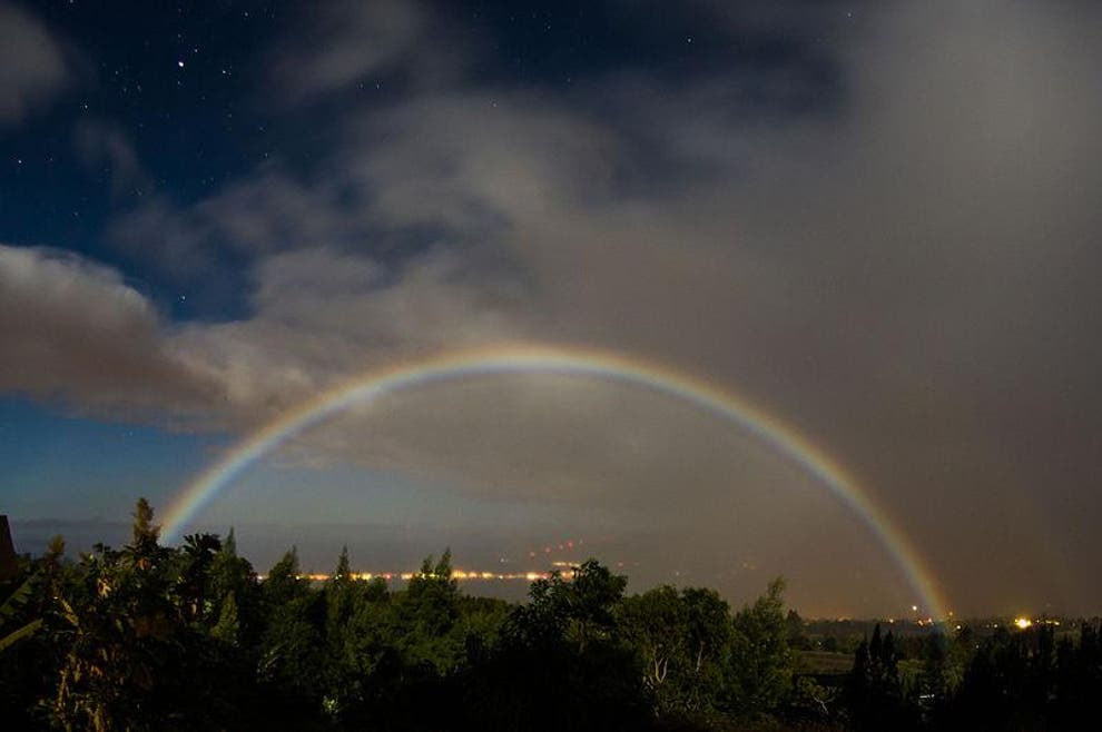 Rare 'moonbow' photographed in night sky over Yorkshire | The ...