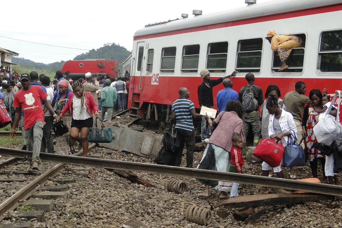 Cameroon train crash leaves more than 50 dead and at least 300 injured ...