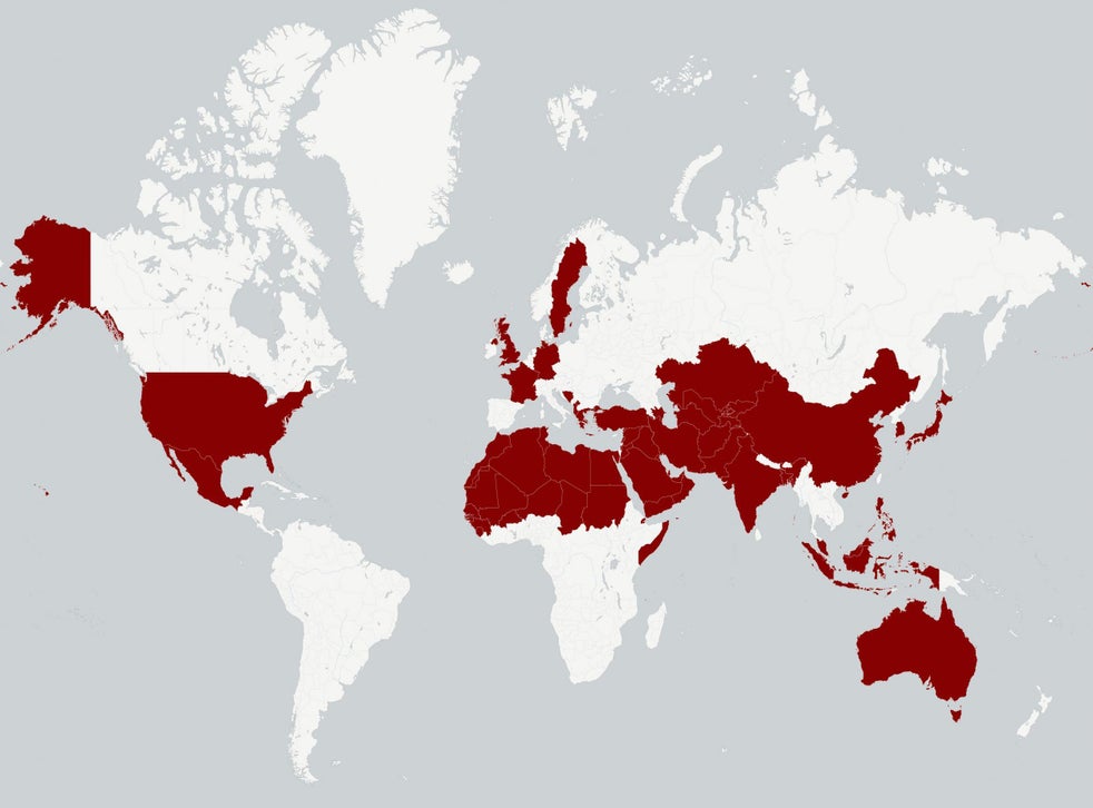 Here's a map of all the countries Donald Trump has already offended ...