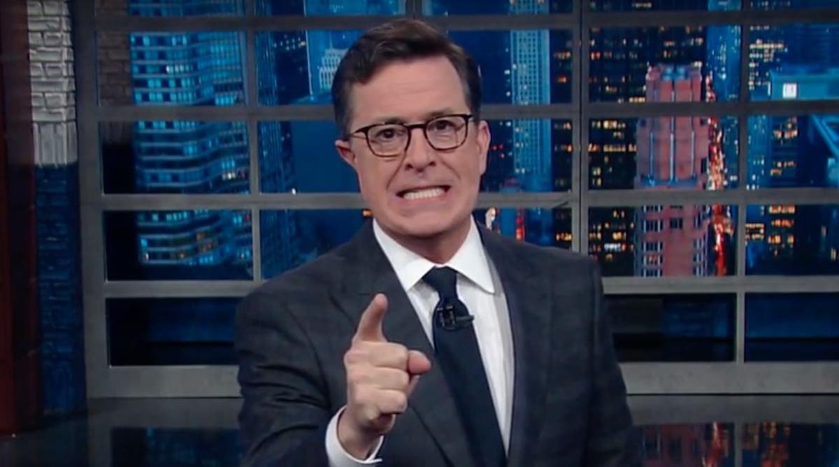 Stephen Colbert questions Hillary Clinton's response to Donald Trump ...