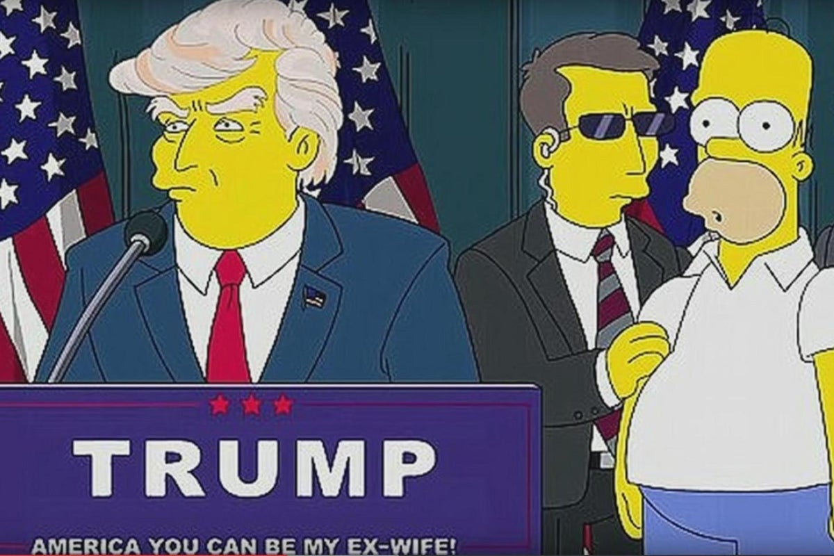 The Simpsons acknowledge predicting President Donald Trump in first ...