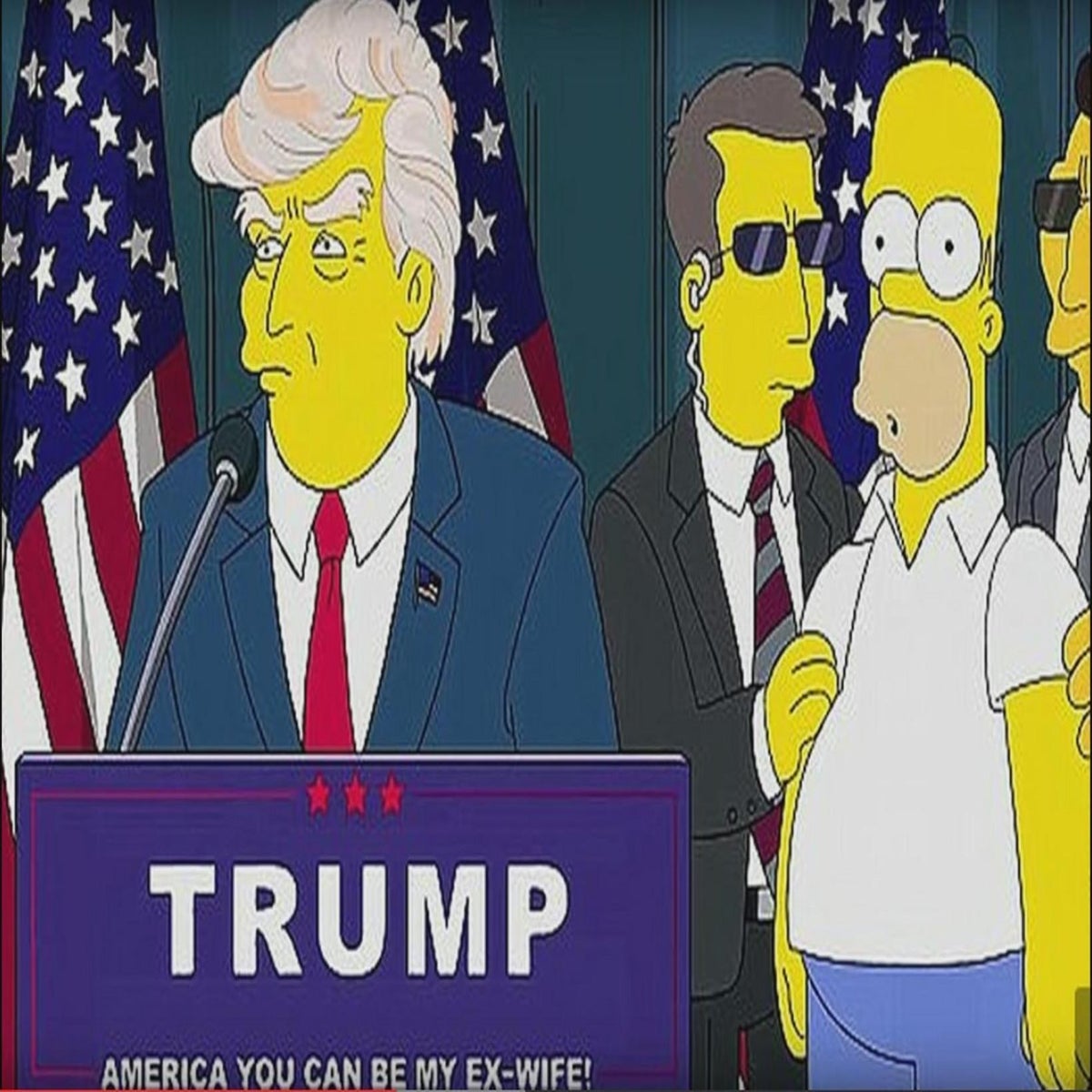 Trump Simpsons Memes 'The Simpsons' Skewers Trump's First