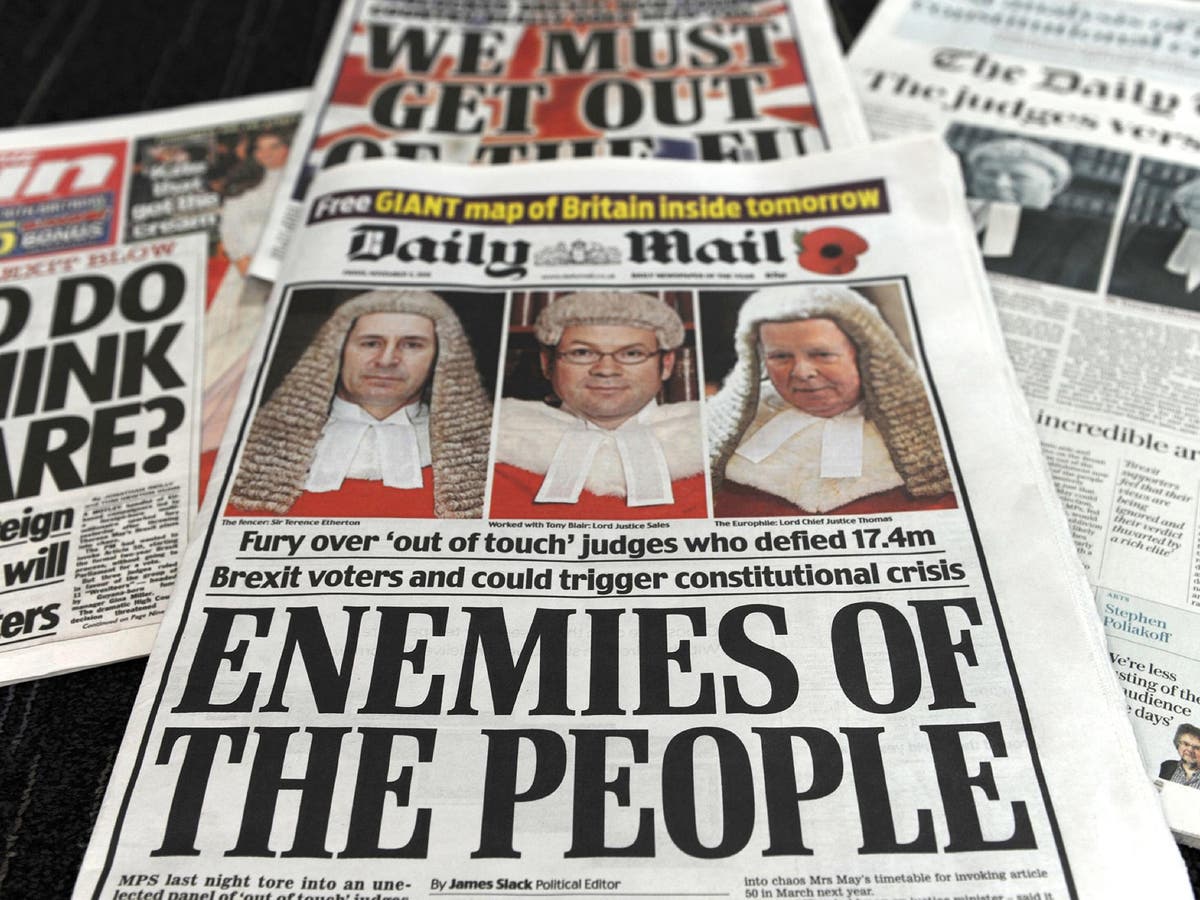 Press undermined rule of law in Brexit case coverage, says Supreme ...