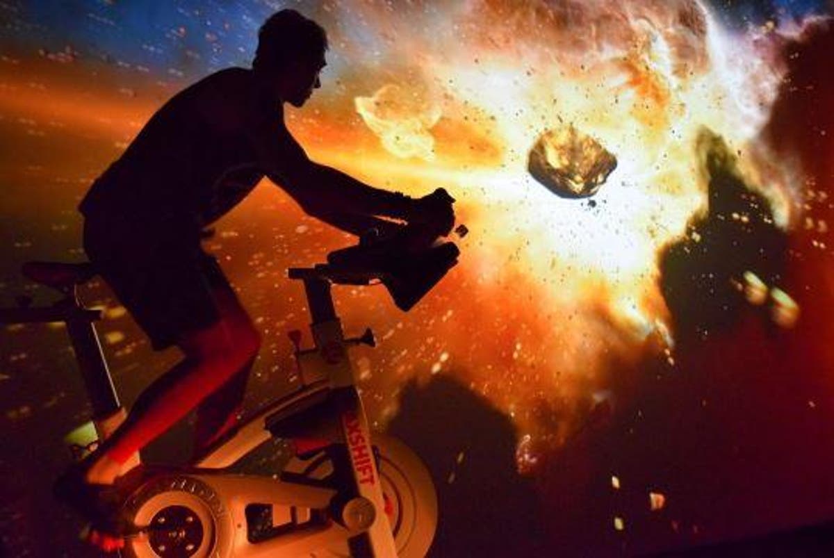 IMAX transforms spinning class into ride through Swiss Alps | The ...