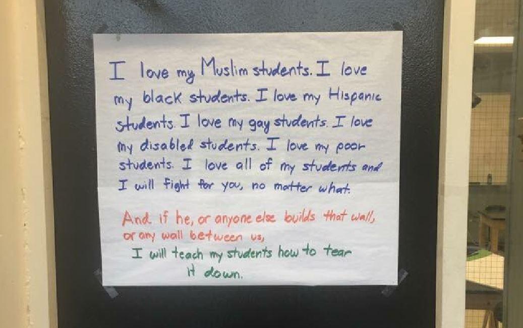 A schoolteacher wrote an incredible letter to students after Donald ...