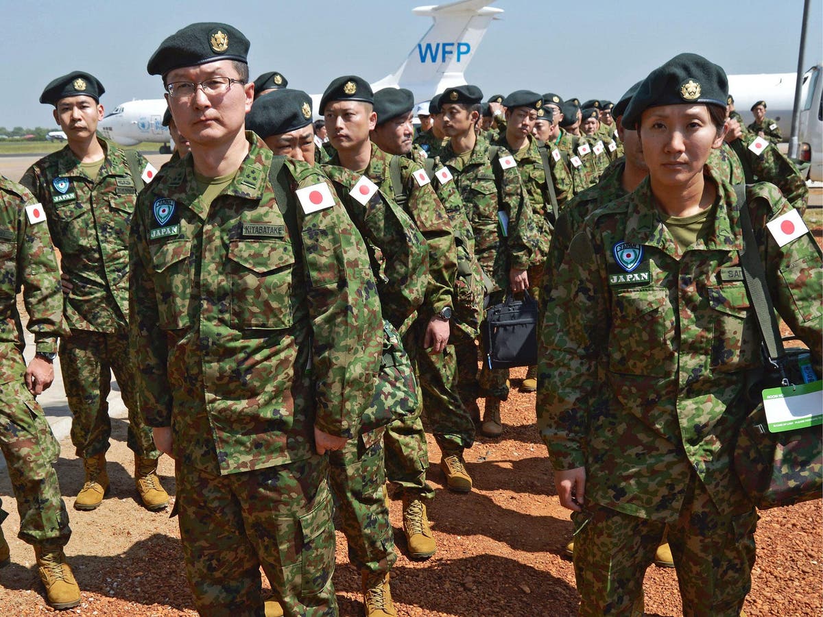 Japan deploys troops overseas for first time since World War II | The ...