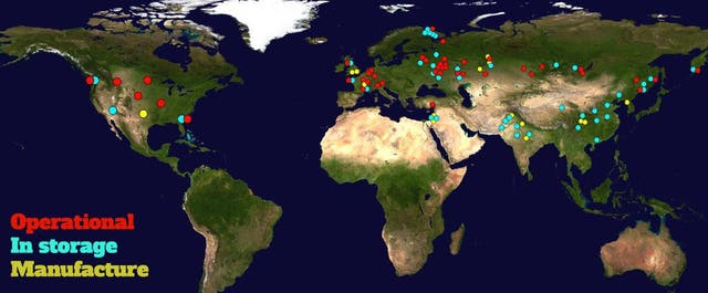 The map that shows how close you live to a nuke | indy100 | indy100