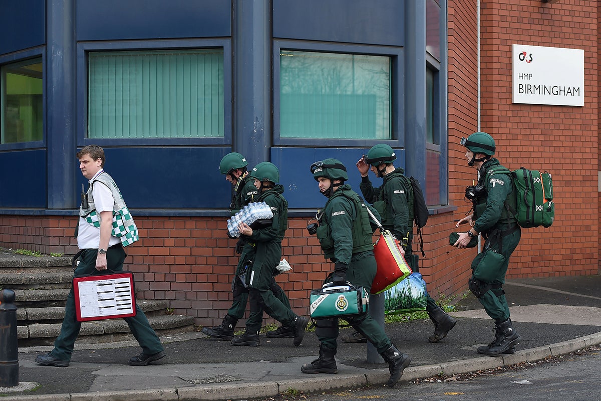 Birmingham prison riot: Hundreds of prisoners take over four wings as ...