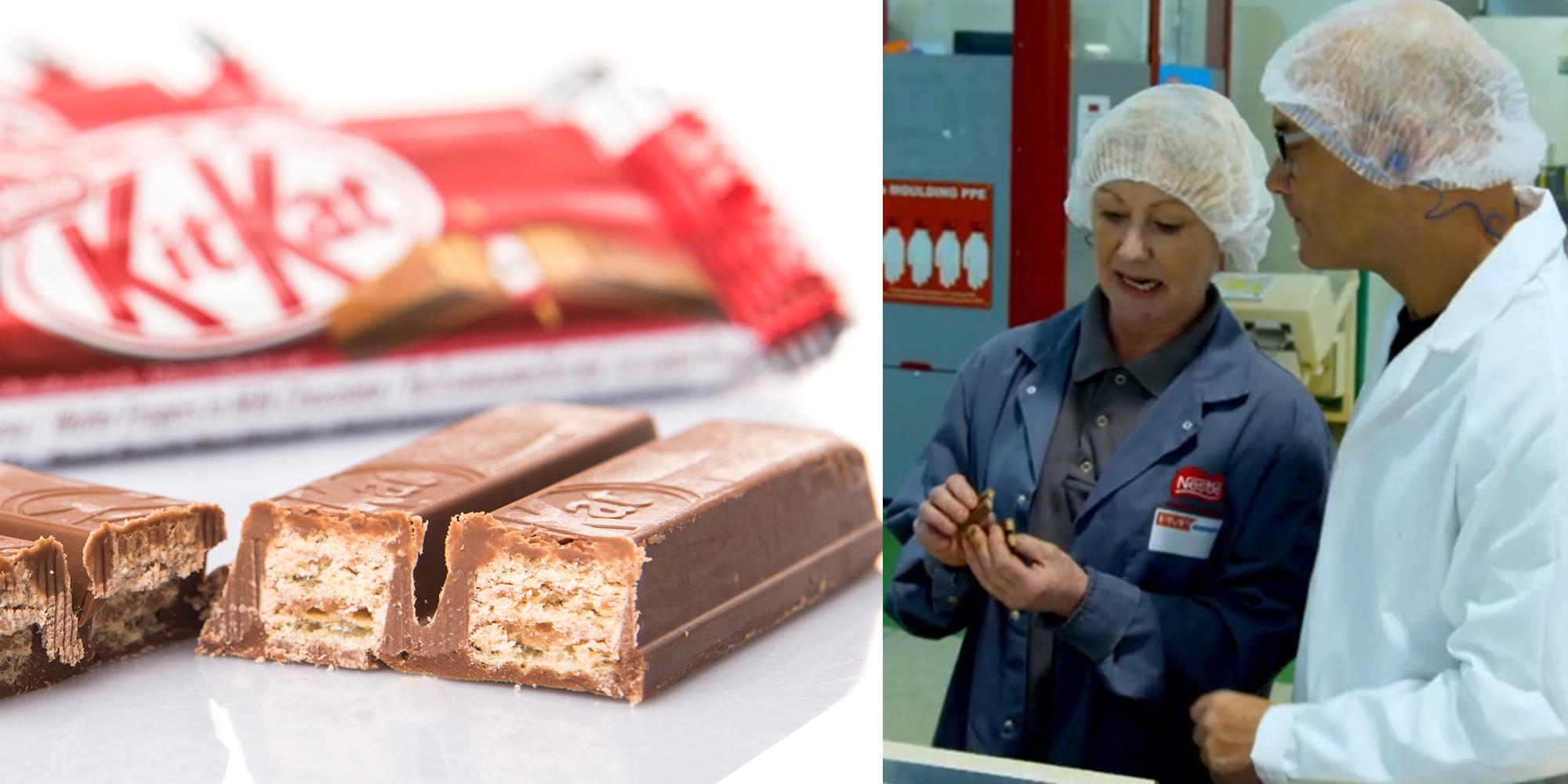 What goes into a KitKat has been revealed, and it's probably not what ...