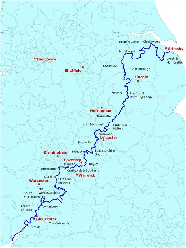 If the Midlands didn't exist, Which side of the UK would Leicester be ...