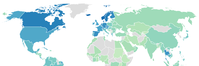 The happiness of gay people around the world mapped | indy100 | indy100