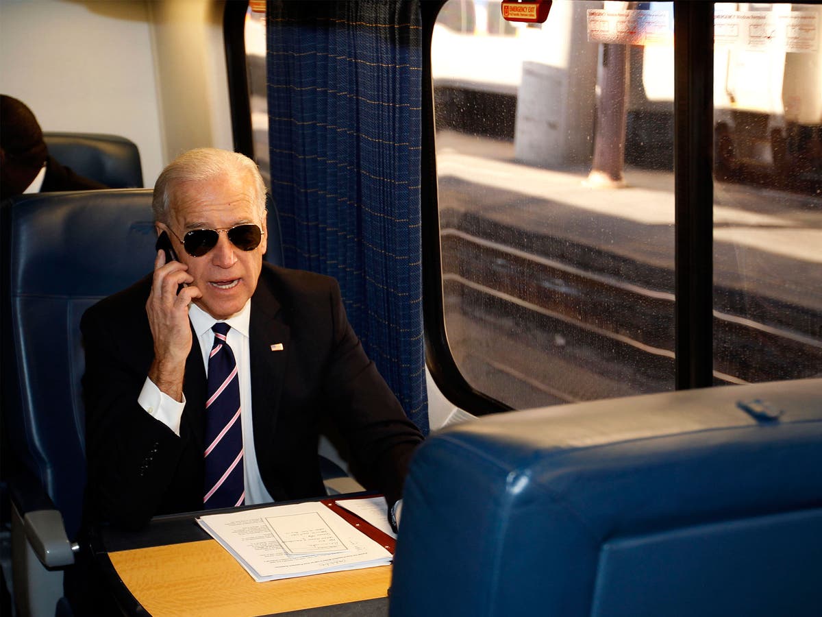 ‘Amtrak’ Joe Biden takes the train home to Delaware after Trump ...