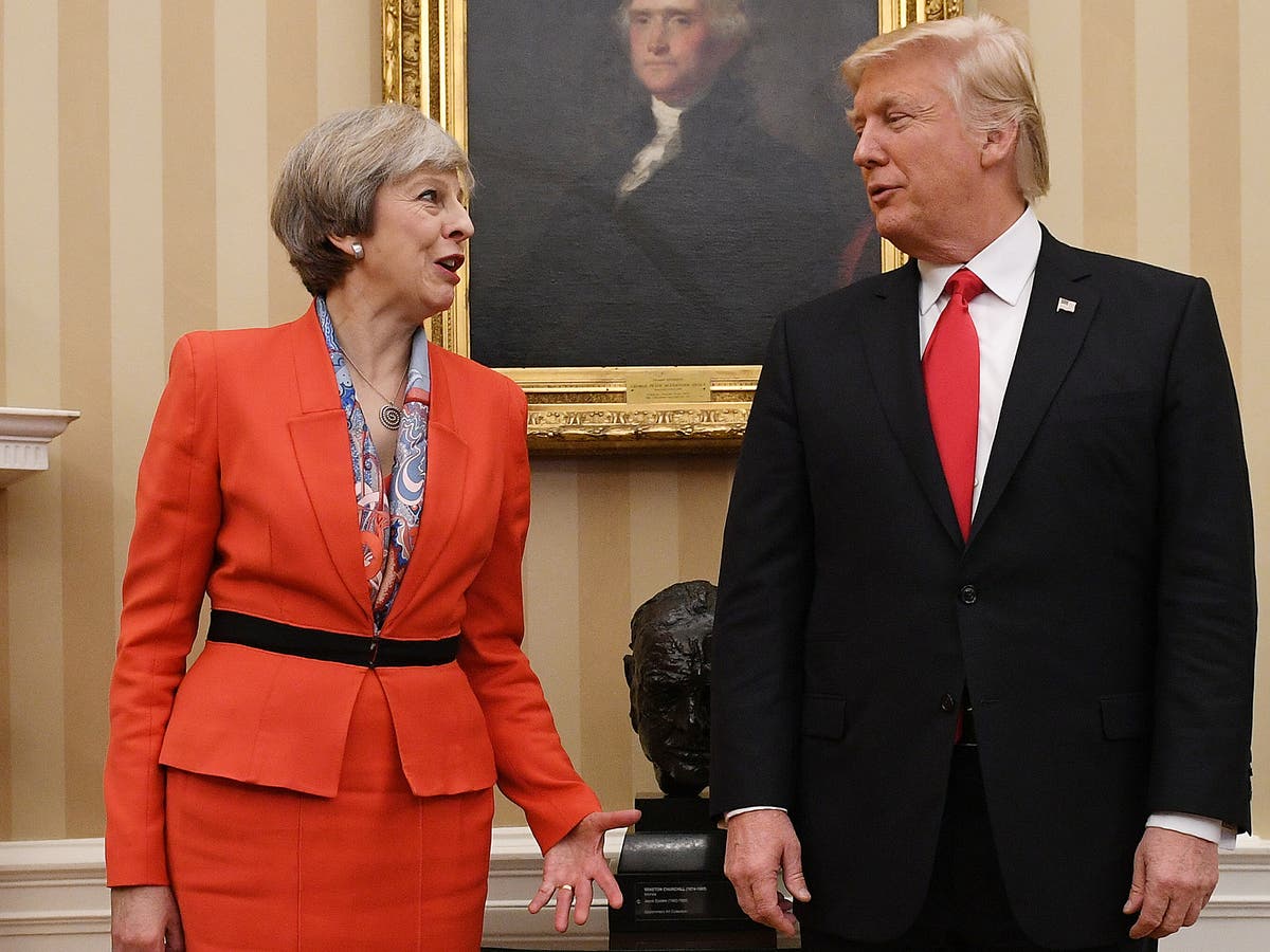 Donald Trump and Theresa May press conference: PM congratulates ...