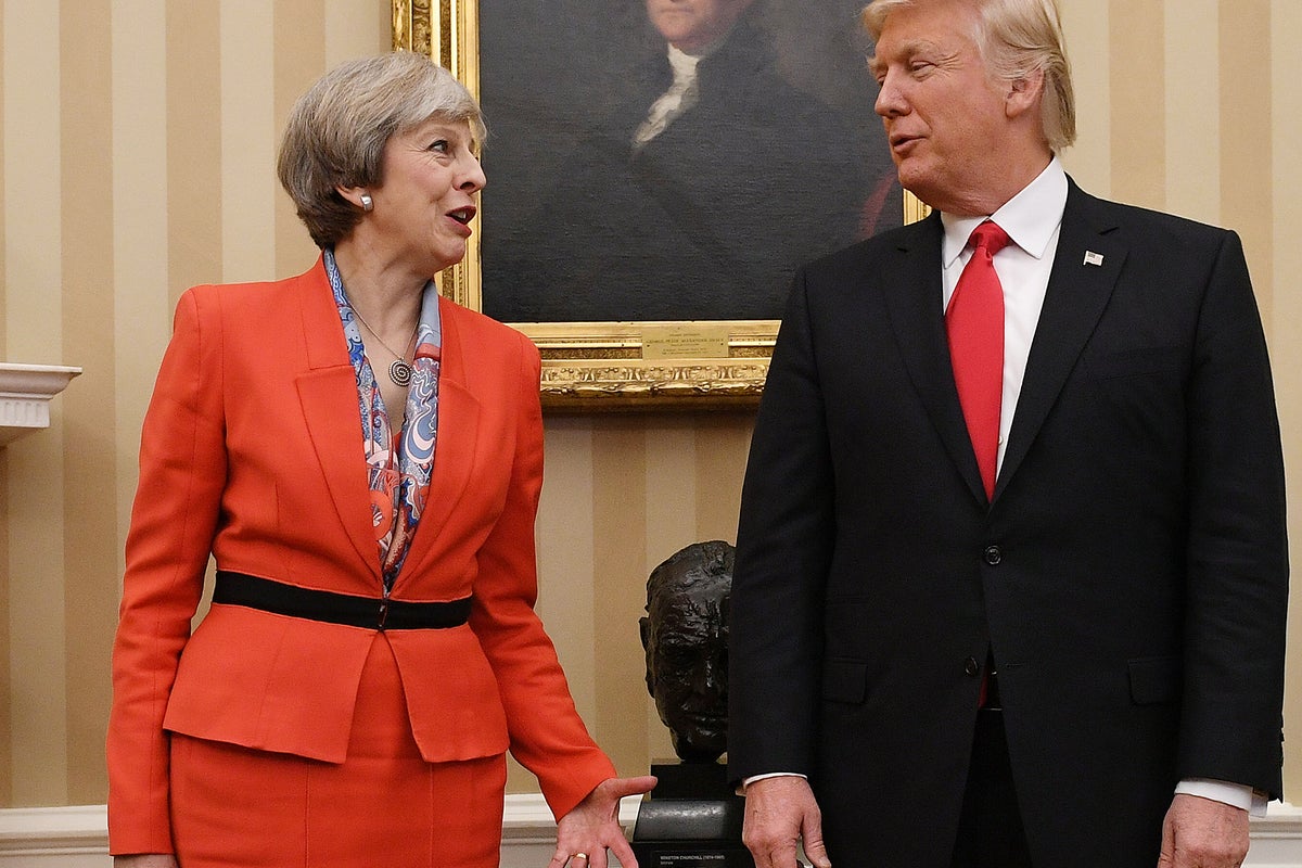 Donald Trump and Theresa May press conference: PM congratulates ...