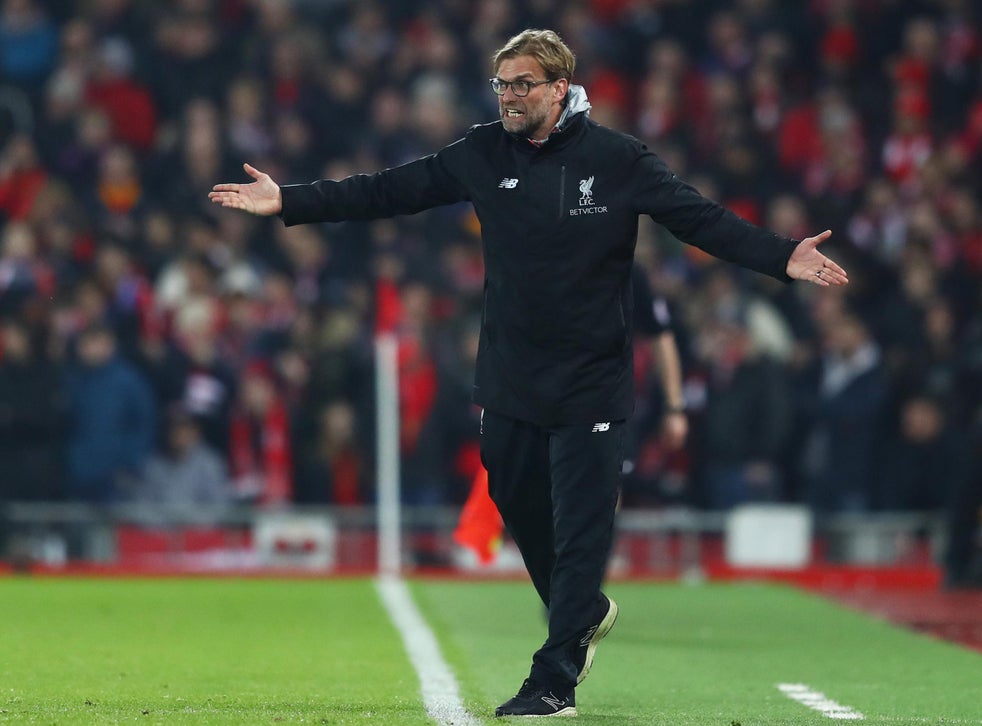 Liverpool manager Jurgen Klopp admits he can't control touchline rages ...