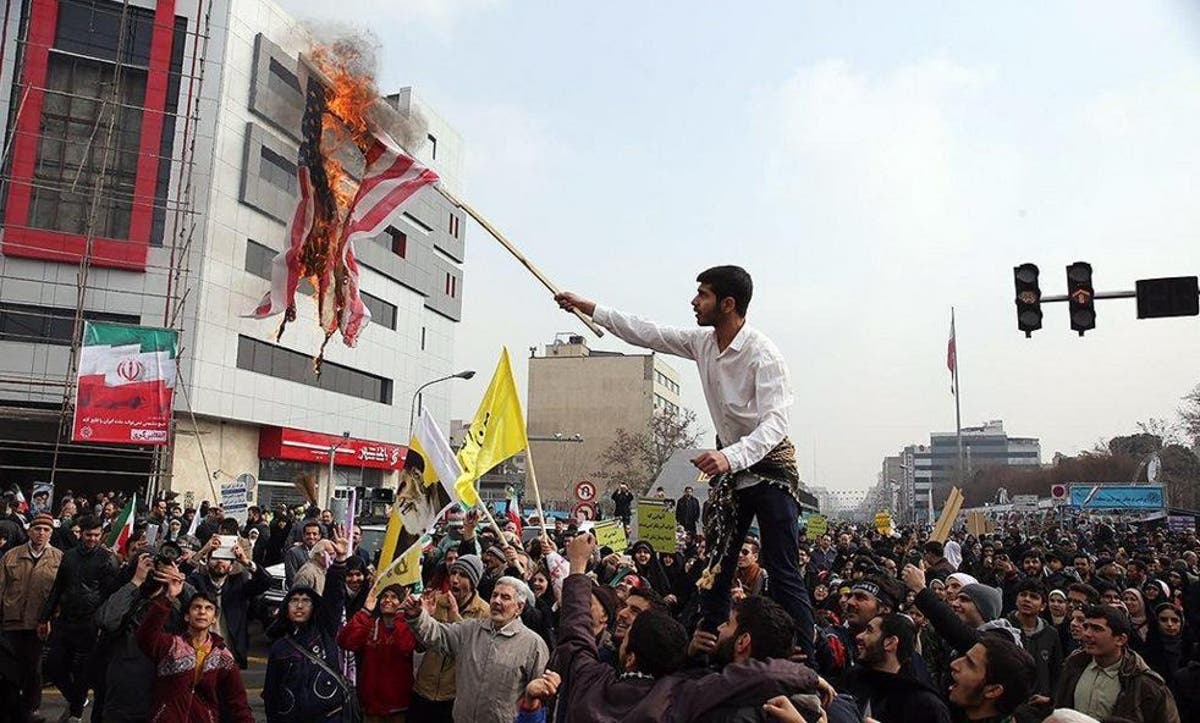Thousands protest shouting 'death to America' in Iran as country says ...