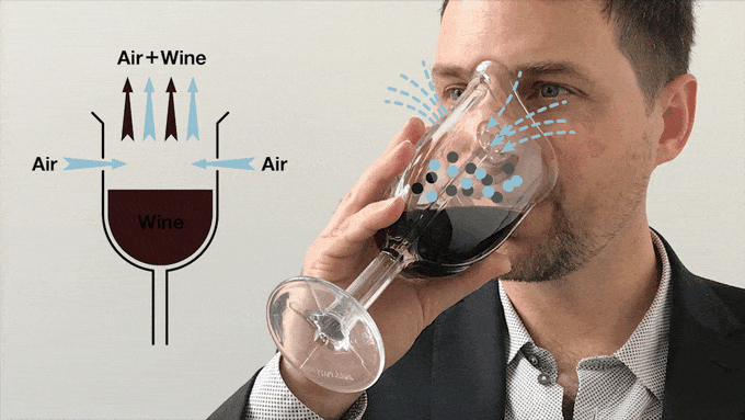 Someone's invented a custom wine glass contoured to your face to help ...