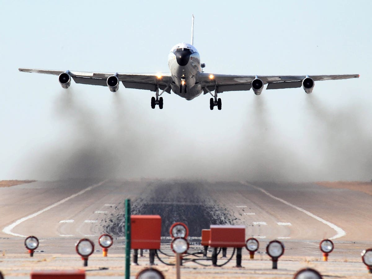 US 'nuclear sniffer' plane deployed in Europe amid mysterious spike in ...