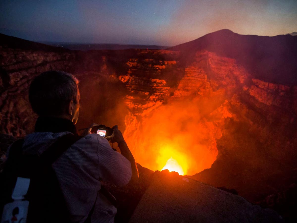Volcano expert and guide survive falling into active Nicaraguan crater ...