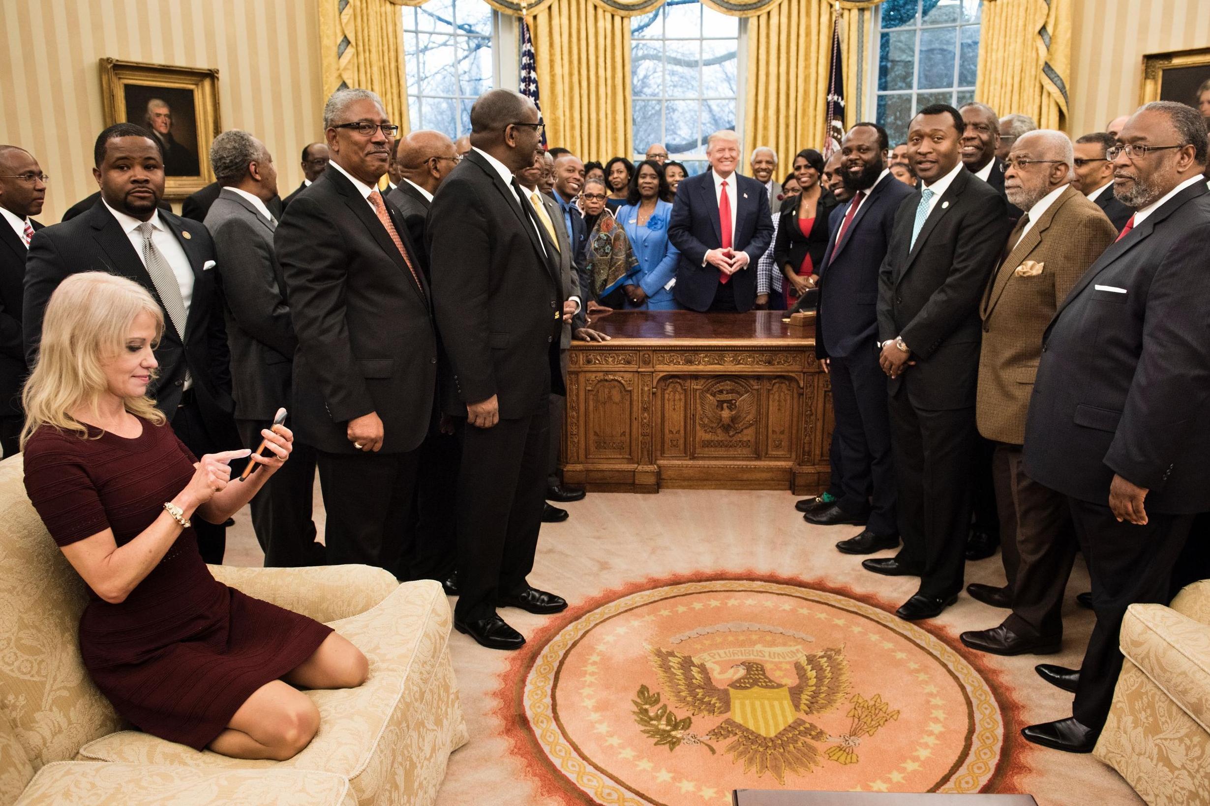 Kellyanne Conway’s made herself at home at the White House and people ...