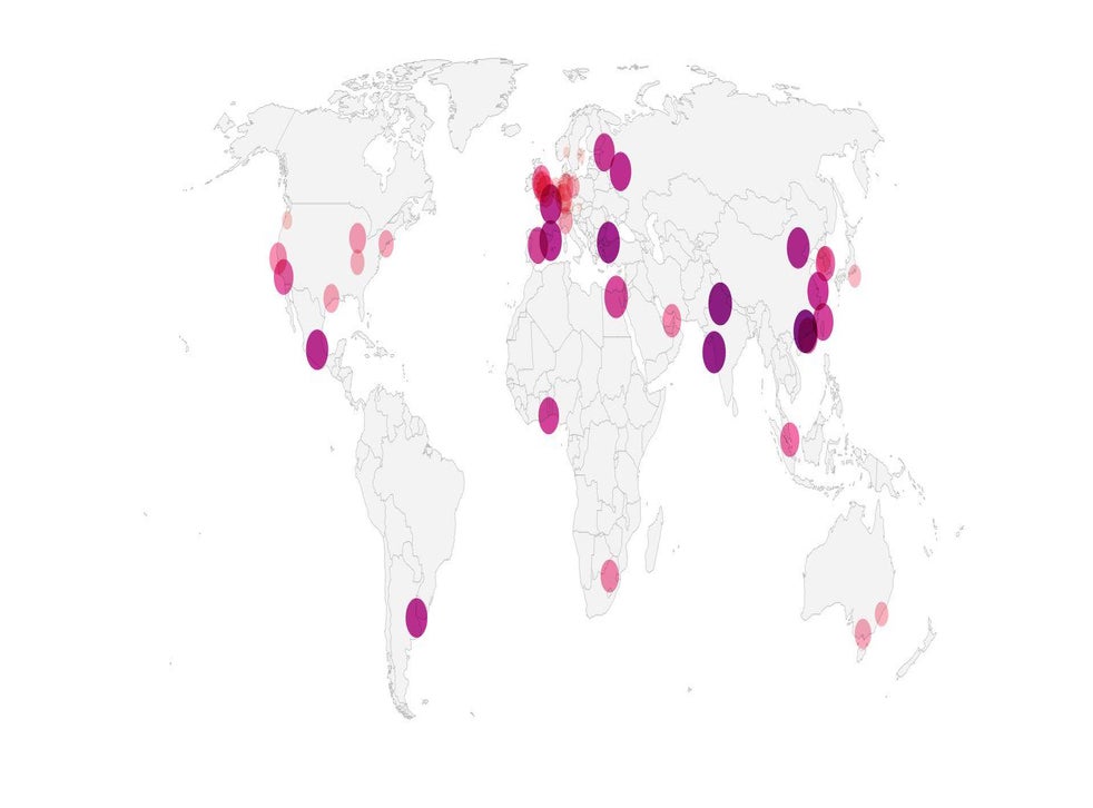 The map of the world by noise pollution | indy100 | indy100
