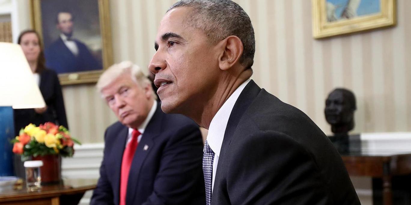 Barack Obama is ghosting Donald Trump and it might explain a lot ...