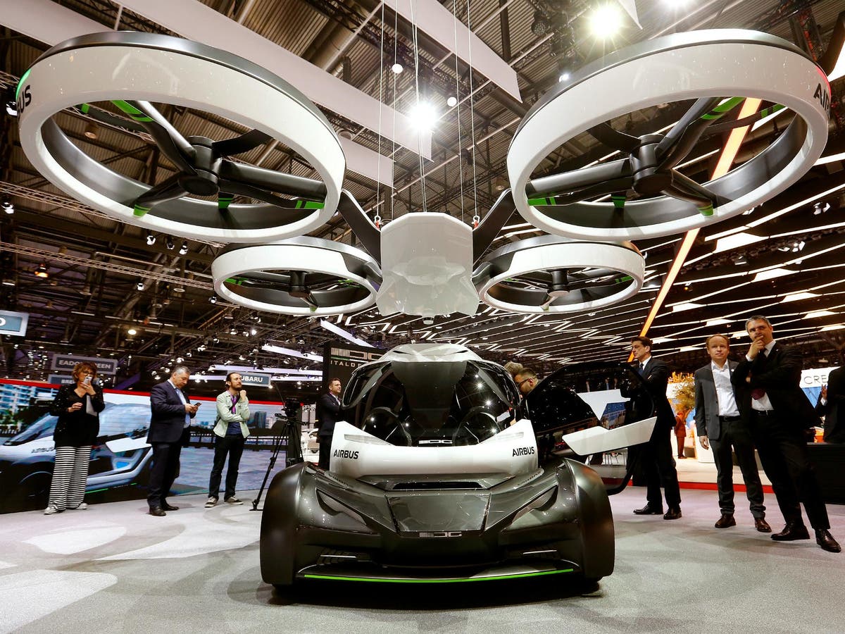Airbus shows off plans for driverless flying car | The Independent ...