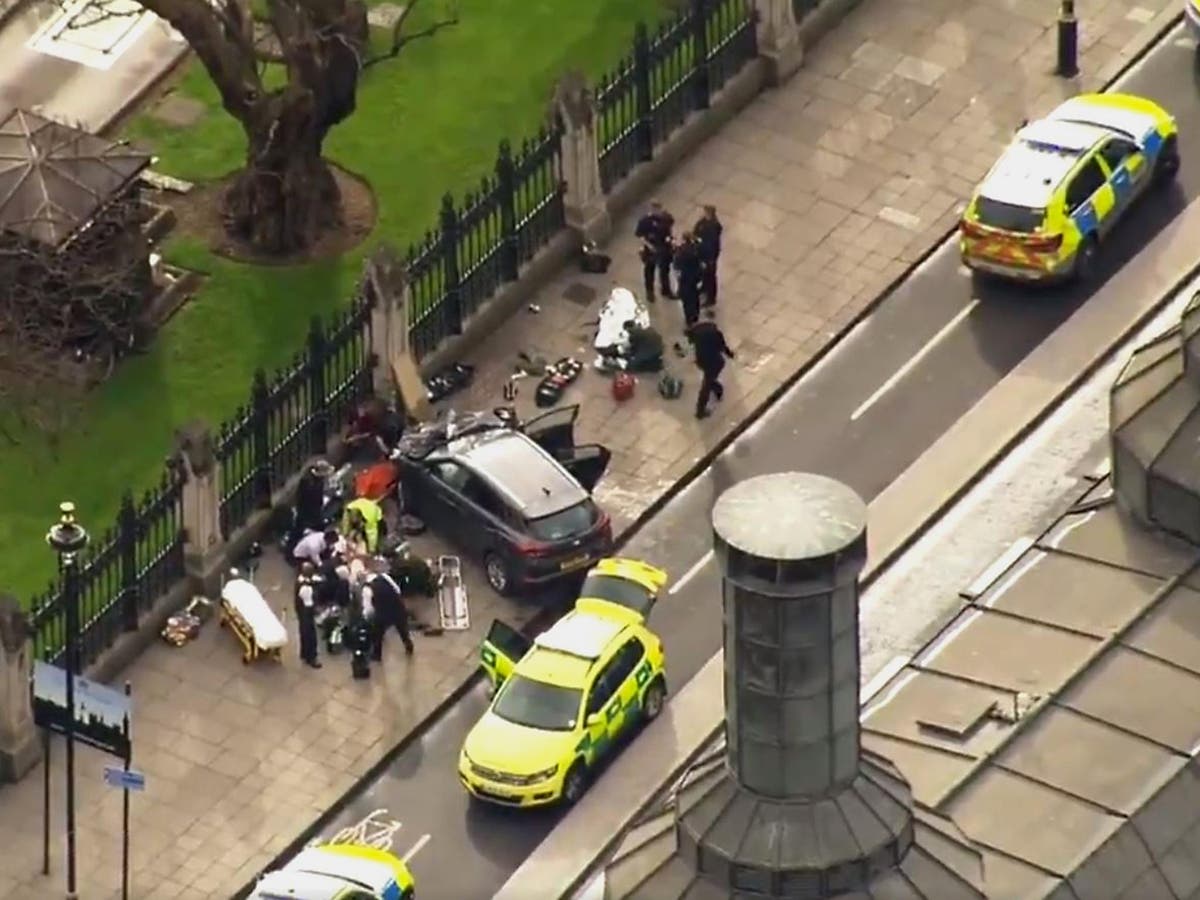 Westminster Parliament attack: Witnesses describe chaos as car ploughs ...